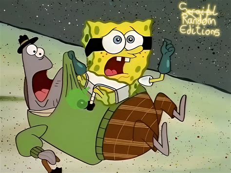 Spongebob Worried Edition By Sergibluebird16 On Deviantart