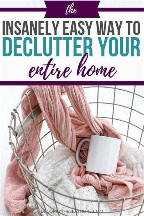 Declutter Your Entire Home In Minutes A Day Free Decluttering Planner