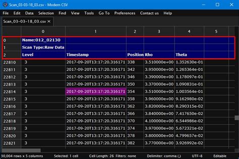 Settings Reference Modern Csv Documentation