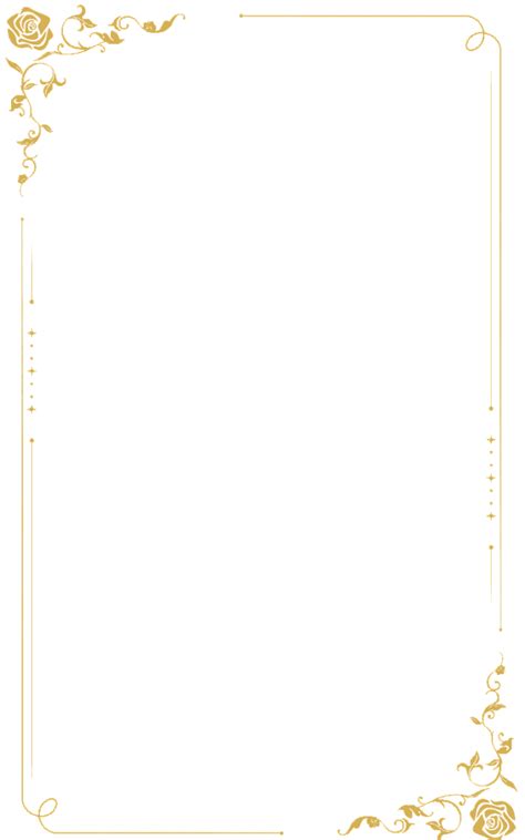 蔷薇花边框