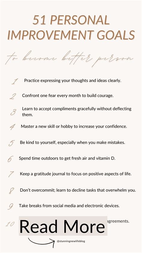 Goal Setting Ideas 51 Killer Personal Growth Goals For 2024 Personal Improvement Self
