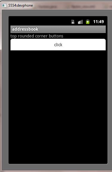 Android Drawable With Rounded Corners At The Top Only Stack Overflow