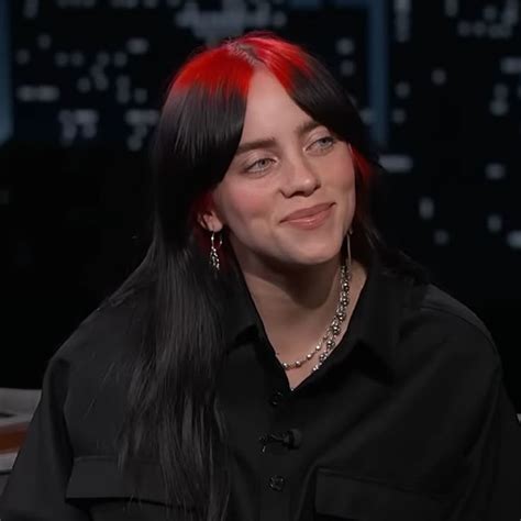 Billie Eilish Icon Billie Billie Eilish Red Roots