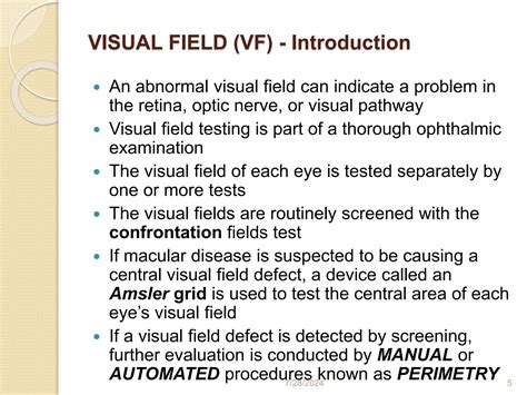 Visual Field Print Out Interpretation And Analysis Pptx Eye And Vision Conditions Diseases