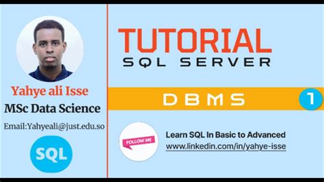 Sql Server Part 1introduction Dbms Youtube