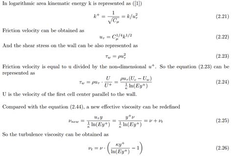 Openfoam中的wall Function到底是怎么弄的【未完成】 知乎