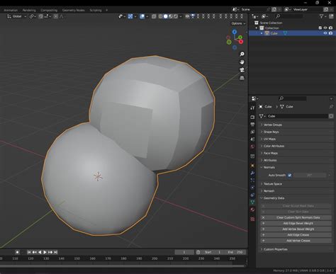 Mesh Shade Smooth And Auto Smooth Problem When Combining Objects Blender Stack Exchange