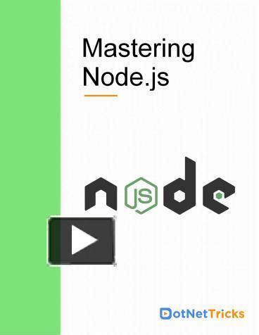 Node Js Certification Course Training Presentation Free To Download