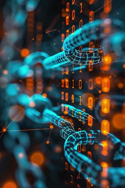 Blockchain Interface Symbolizing Transparency And Traceability In Supply Chains For