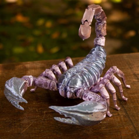 3d Printable Realistic Articulated Scorpion By Rogi Studios