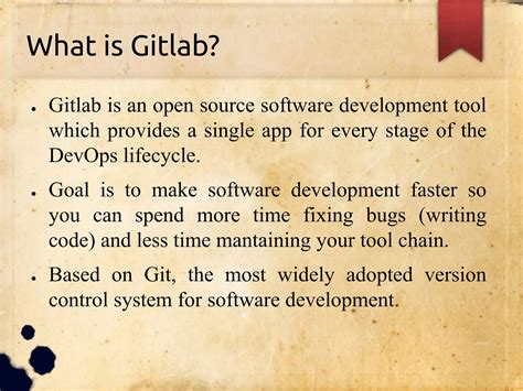 Overview Of Gitlab Usage Pdf