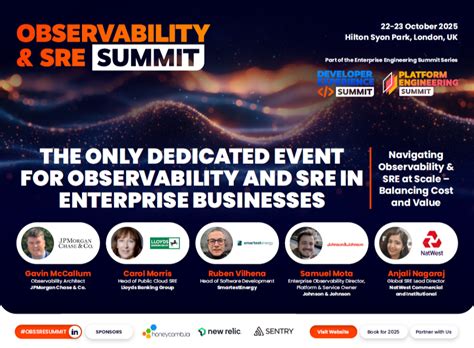 Observability And Sre Summit I Event Agenda 2025