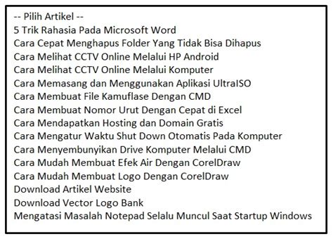 Cara Membuat Menu Dropdown Dengan Html Dhika Dwi Pradya