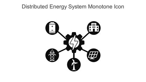 distributed energy system monotone icon in powerpoint pptx png and