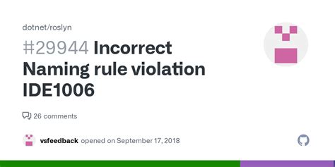 Incorrect Naming Rule Violation Ide1006 · Issue 29944 · Dotnetroslyn