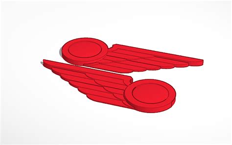 3d Design Pilot Wings Tinkercad