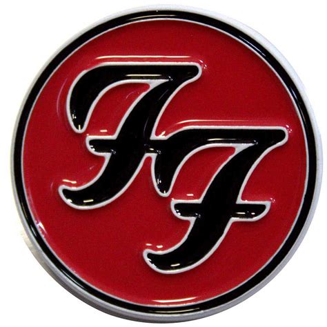 Foo Fighters Ff Logo Pin Badge Eyesore Merch