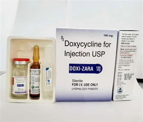 Doxycycline 100 Mg Injection At ₹ 75vial Kalaamb Dera Naraingarh