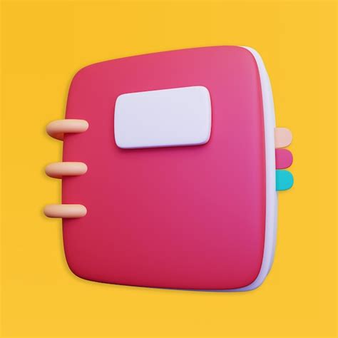Premium Psd 3d Notebook Icon