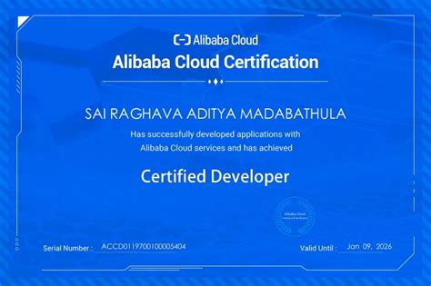 Sai Raghava Aditya Madabathula On Linkedin Alibabacloud