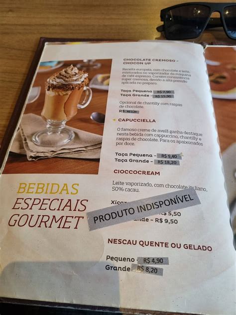 Menu At Bakery Bread Delight Curitiba