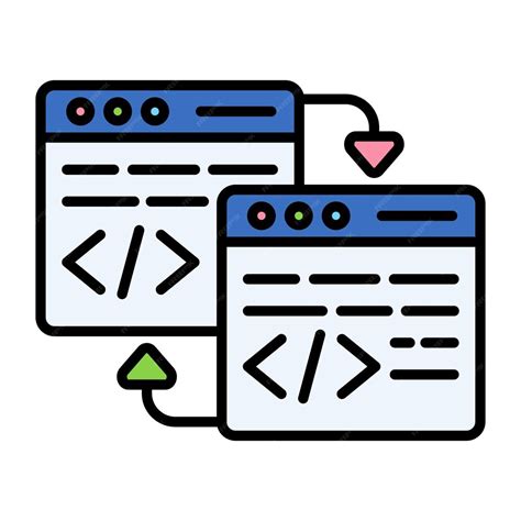 Premium Vector Code Refactoring Flat Illustration