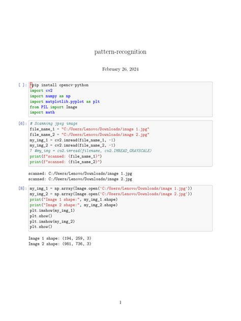 pattern recognition pdf