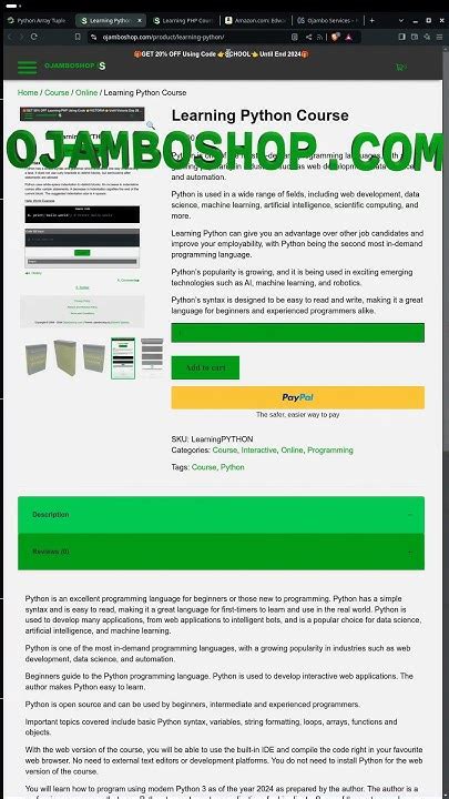Tuple As Array In Python Youtube