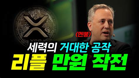 리플 가격 조작 이건 단순한 조정이 아닙니다 고래들의 패닉 시나리오 Youtube