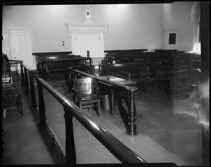 Courtroom From The Side Looking Towards The Jury Box Digital