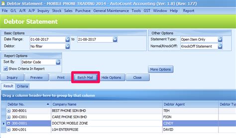 Ar Debtor Statement Send Batch Mail Autocount Resource Center