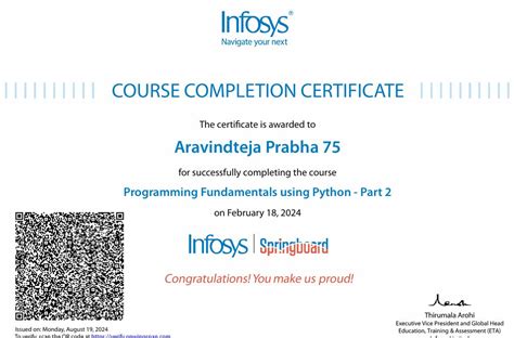 bastipadu aravindteja on linkedin python infosys springboard