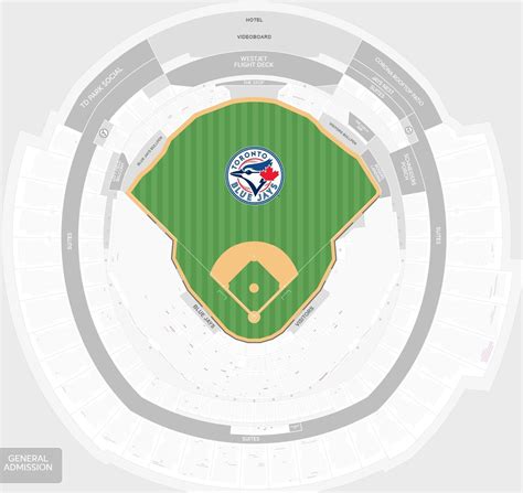 Rogers Centre Seating Chart With Seat Numbers Skydome Seating Chart
