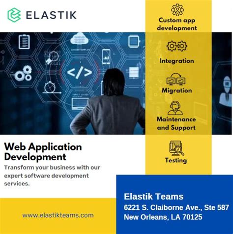 Elastik Teams On Linkedin Usa Softwaredevelopment Websitedevelopment