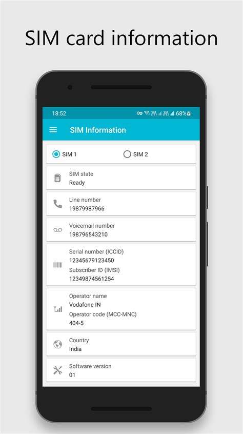 Android 용 Sim Card Info Sim Contacts 다운로드