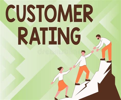 Sign Displaying Customer Rating Conceptual Photo Each Point Of The