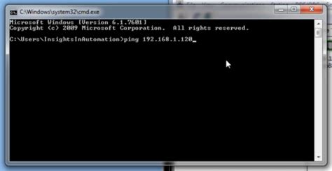 Ethernet How To Ping A PLC The Automation Blog