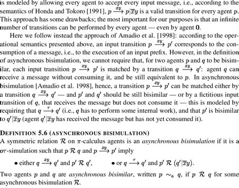 5 Early Asynchronous Operational Semantics Of Calculus Download Table