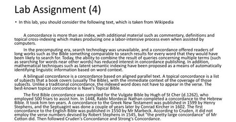 solved lab assignment 4 in this lab you should consider
