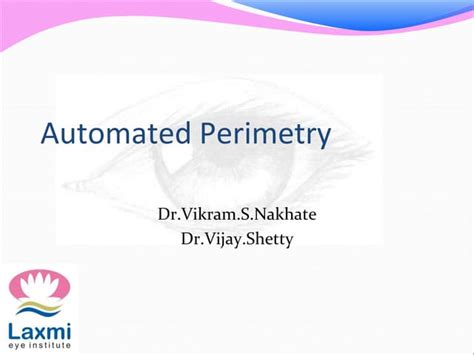 Automated Perimetry Pptx