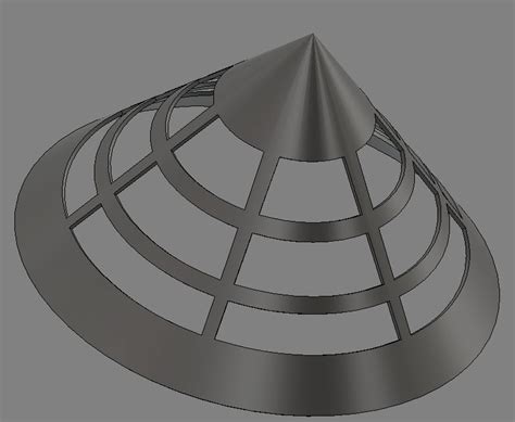 Solved Help Needed Trying To Make A Cone With Holes Like A Cage