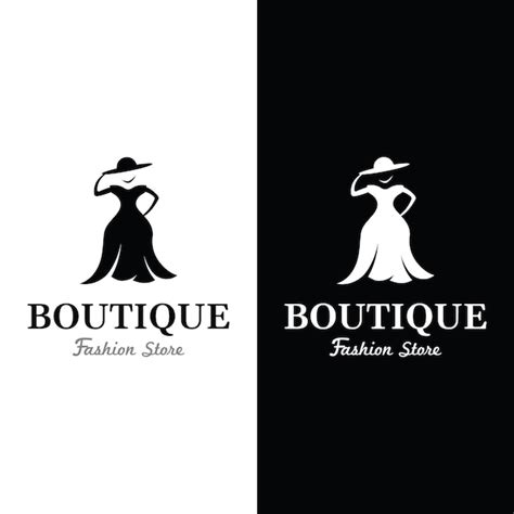Premium Vector Women Fashion Logo Template With Clothes Hanger Luxury
