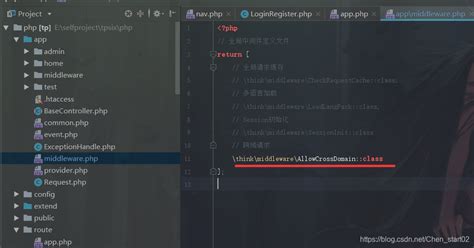 Thinkphp6 中的跨域请求设置 Allowcrossdomain中间件thinkphp6 允许跨域 Csdn博客