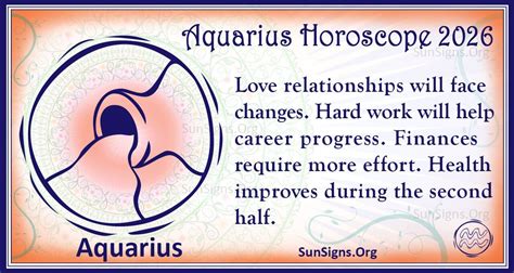 Aquarius Horoscope 2026 Get Your Predictions Now Sunsignsorg