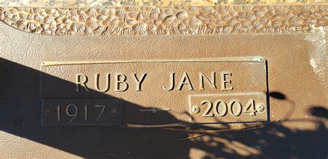 Ruby Jane Mccombs Carpenter 1917 2004 Find A Grave Memorial