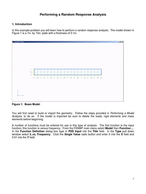 Random Response Analysis Guide Pdf Dialog Box Function Mathematics