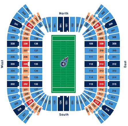 Nfl Stadium Seating Charts Stadiums Of Pro Football