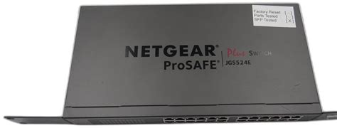 Netgear Prosafe 101001000 Gigabit 24 Port Jgs524e Smart Managed Switch Wears