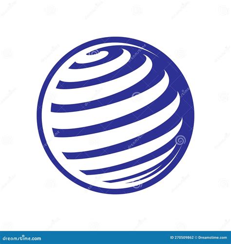 Sphere Logo Images Stock Vector Illustration Of Symbol 270509862