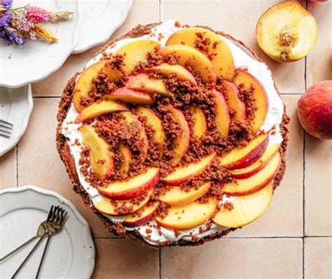 Perzik Cheesecake Eef Kookt Zo